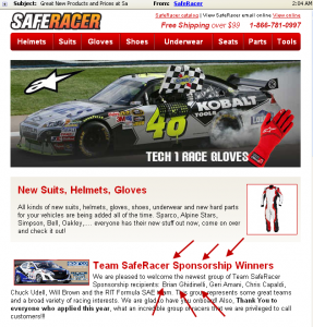 Team SafeRacer » ghidinelli.com